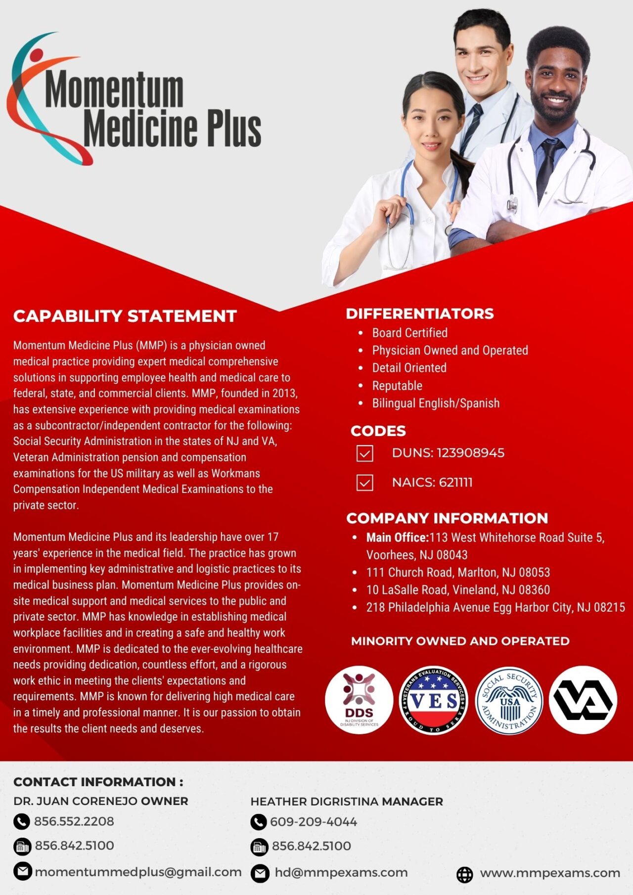 Capability Statement – Momentum Plus